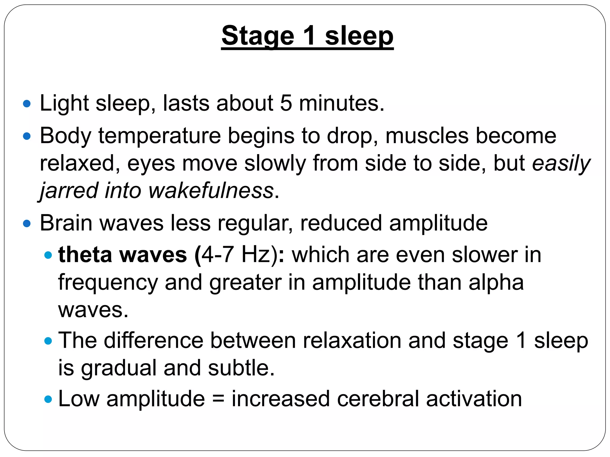 lecture 17: Sleep Dr. Reem AlSabah | PDF