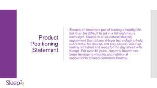 Sleep3 Campaign Proposal | PPTX