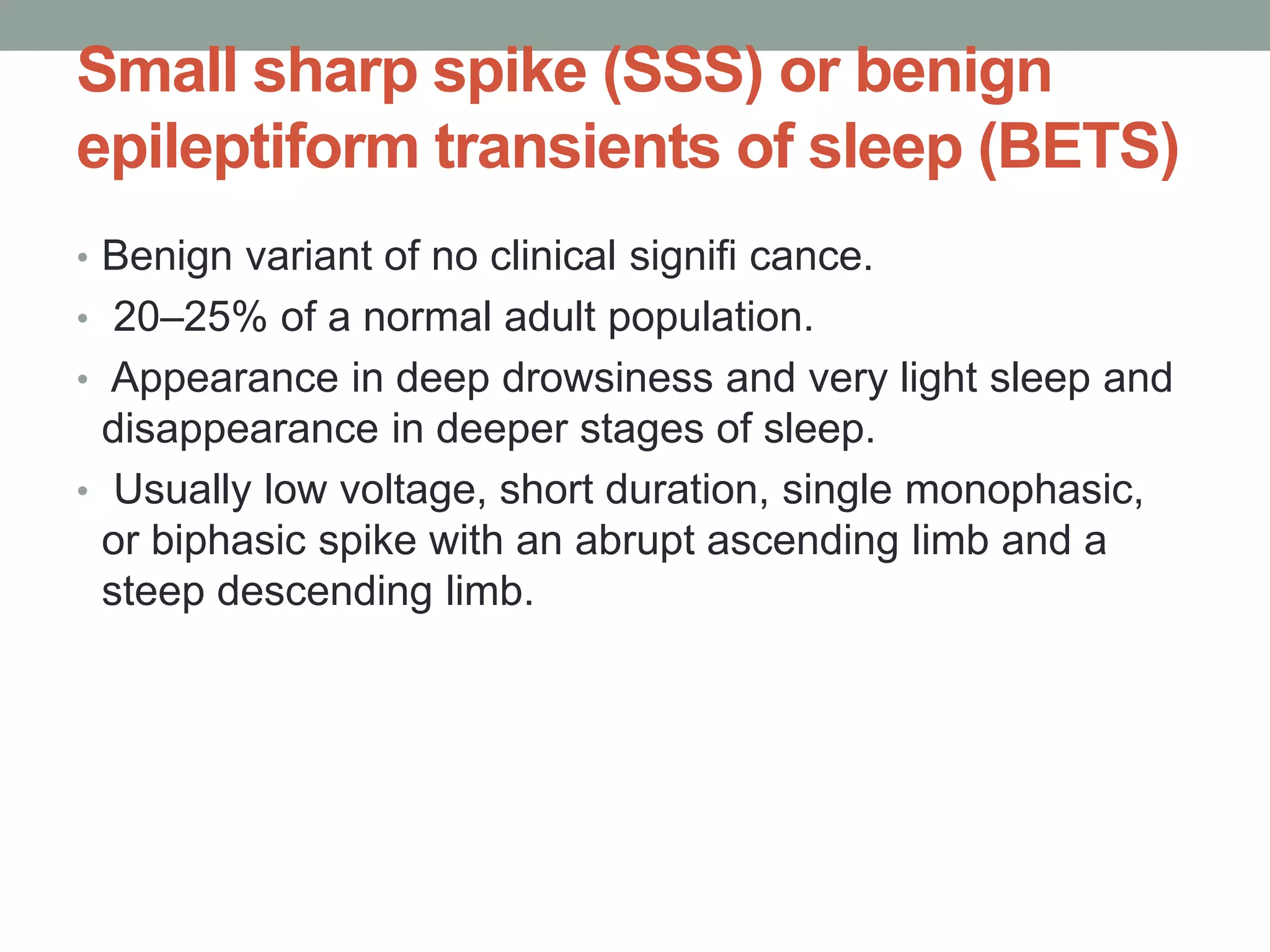 Sleep activity in eeg | PPTX