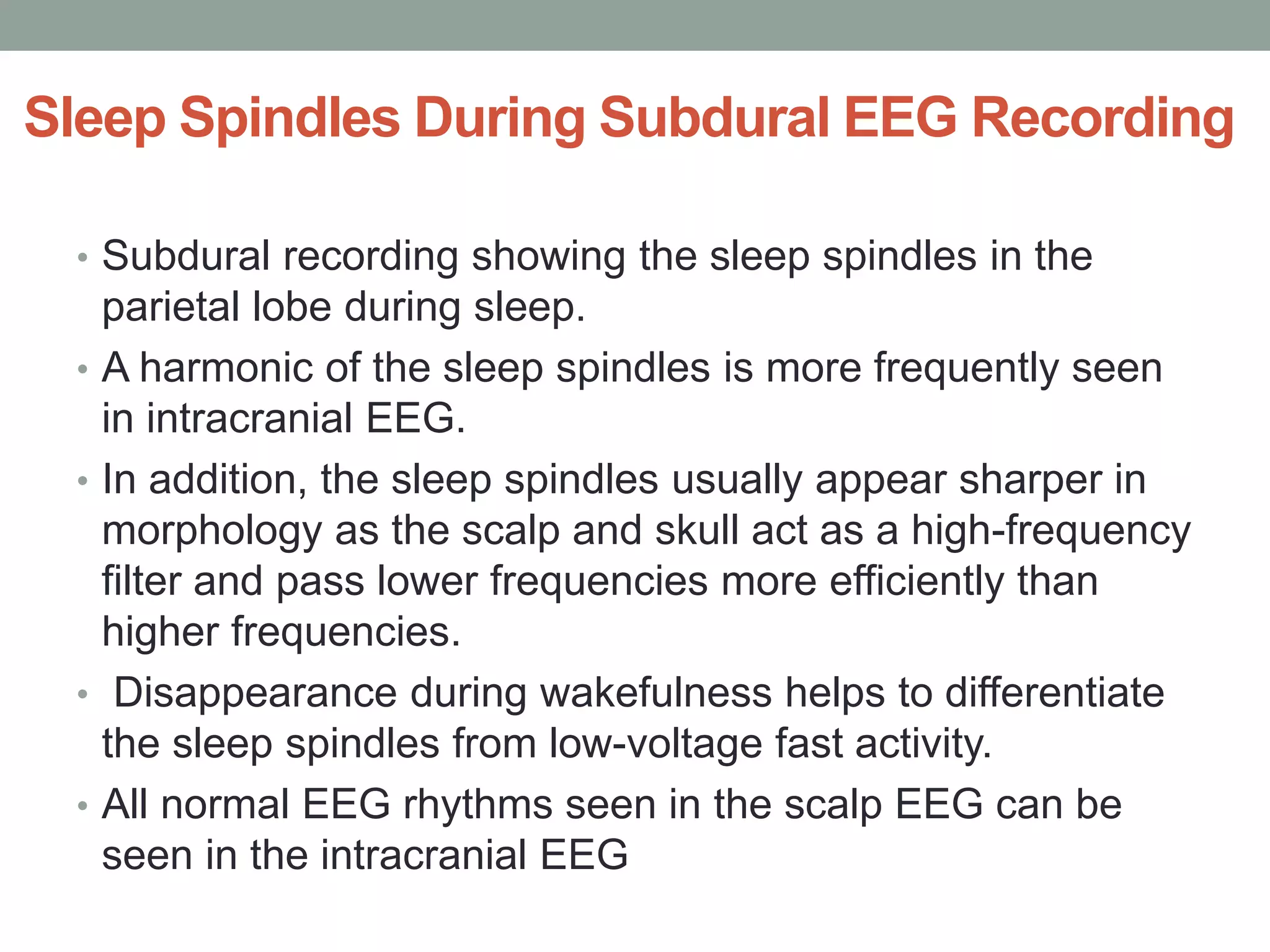 Sleep activity in eeg | PPTX