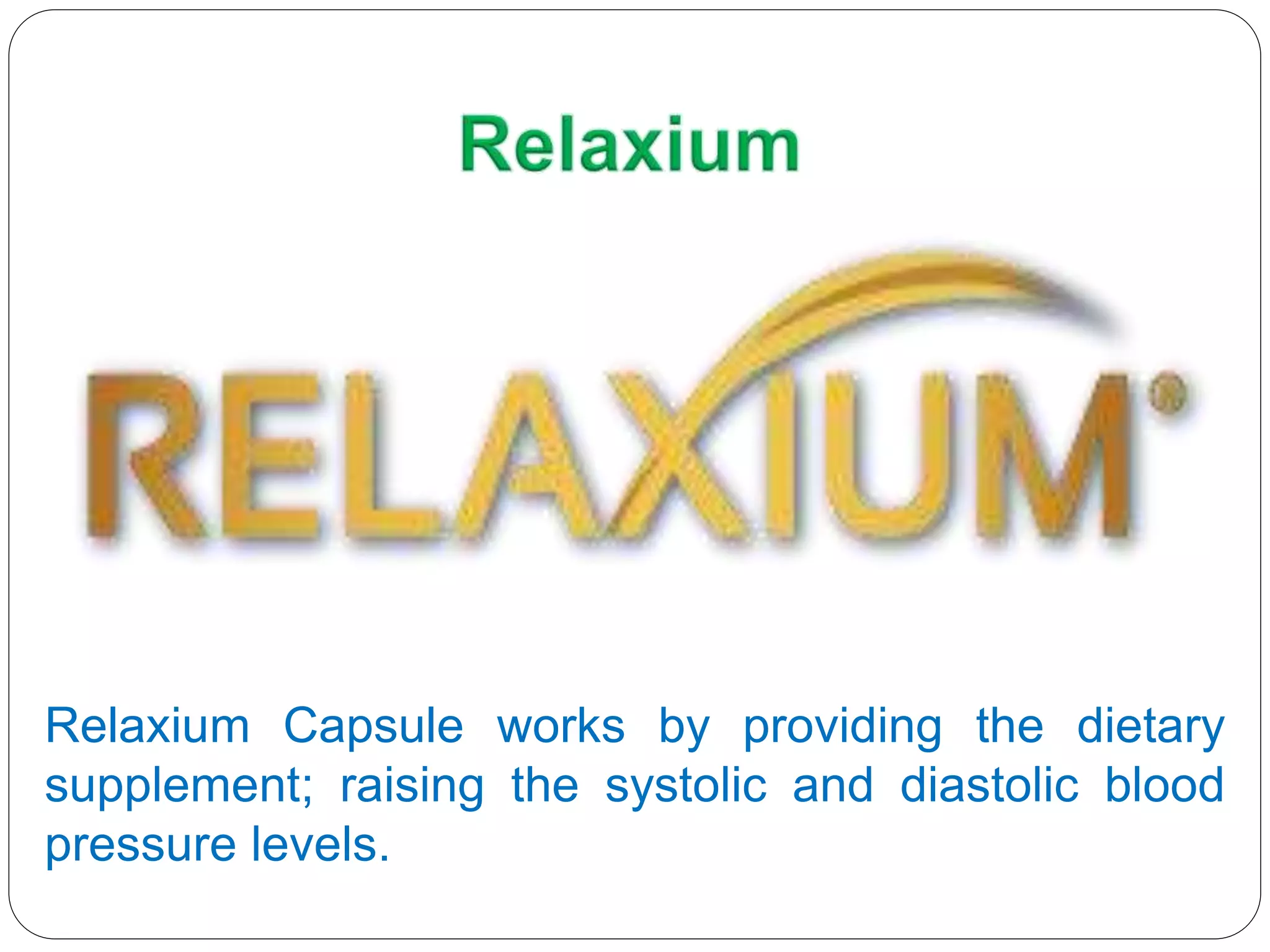 Relaxium | PPT | Free Download
