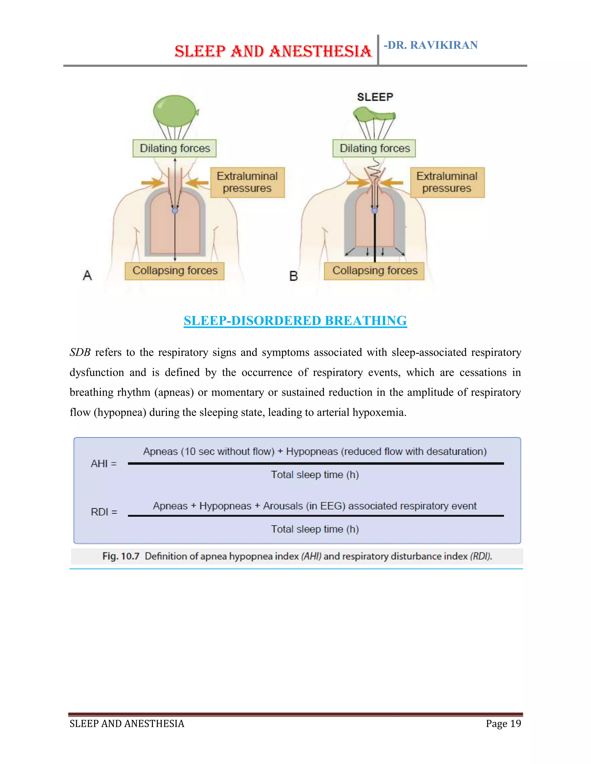 Sleep and anesthesia | PDF