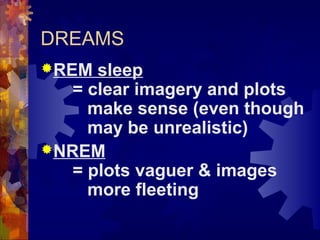 Sleep and dreams | PPT