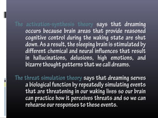 Sleep and dreams | PPT | Sleep Disorders | Diseases and Conditions