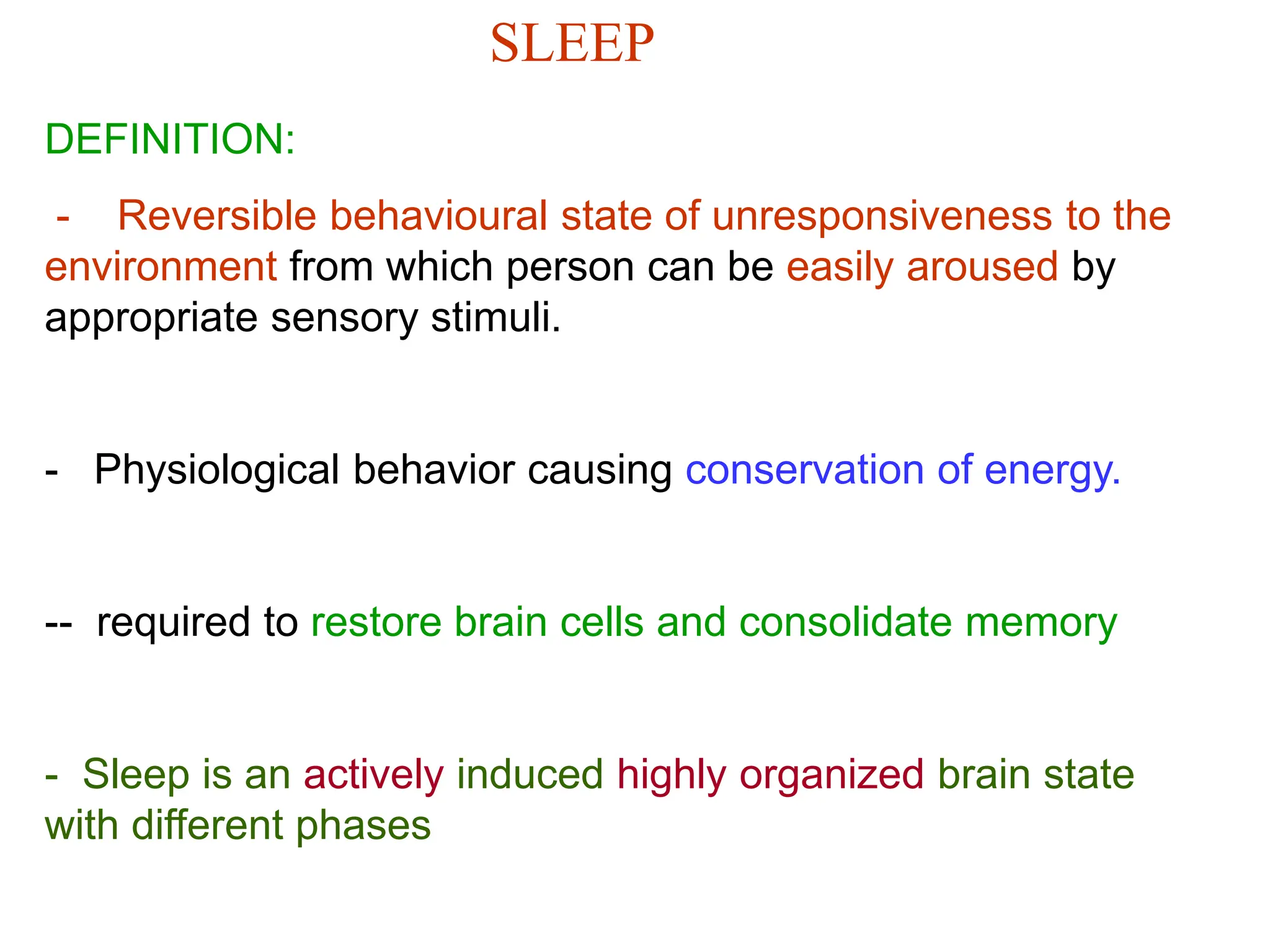 Sleep physiology and EEG waves in humans PPT | PPTX