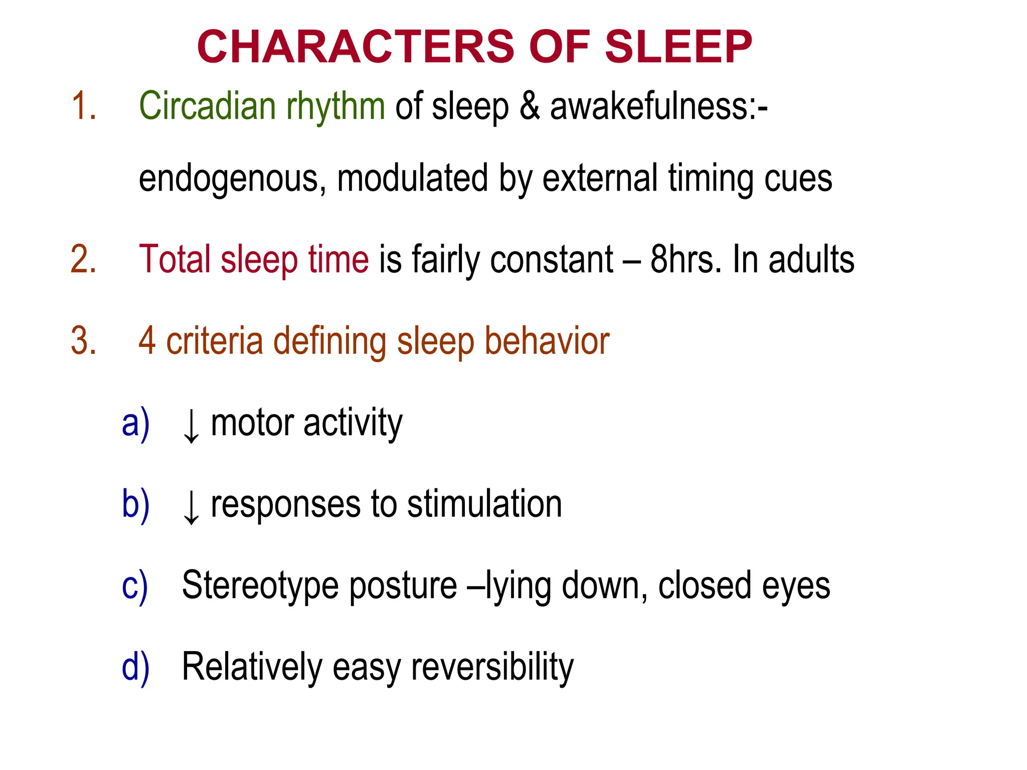 Sleep physiology and EEG waves in humans PPT | PPTX