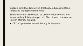 Sleep and related disorder , by Shreya Jain.pptx