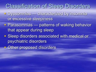 Sleep and Rest.ppt | Sleep Disorders | Diseases and Conditions