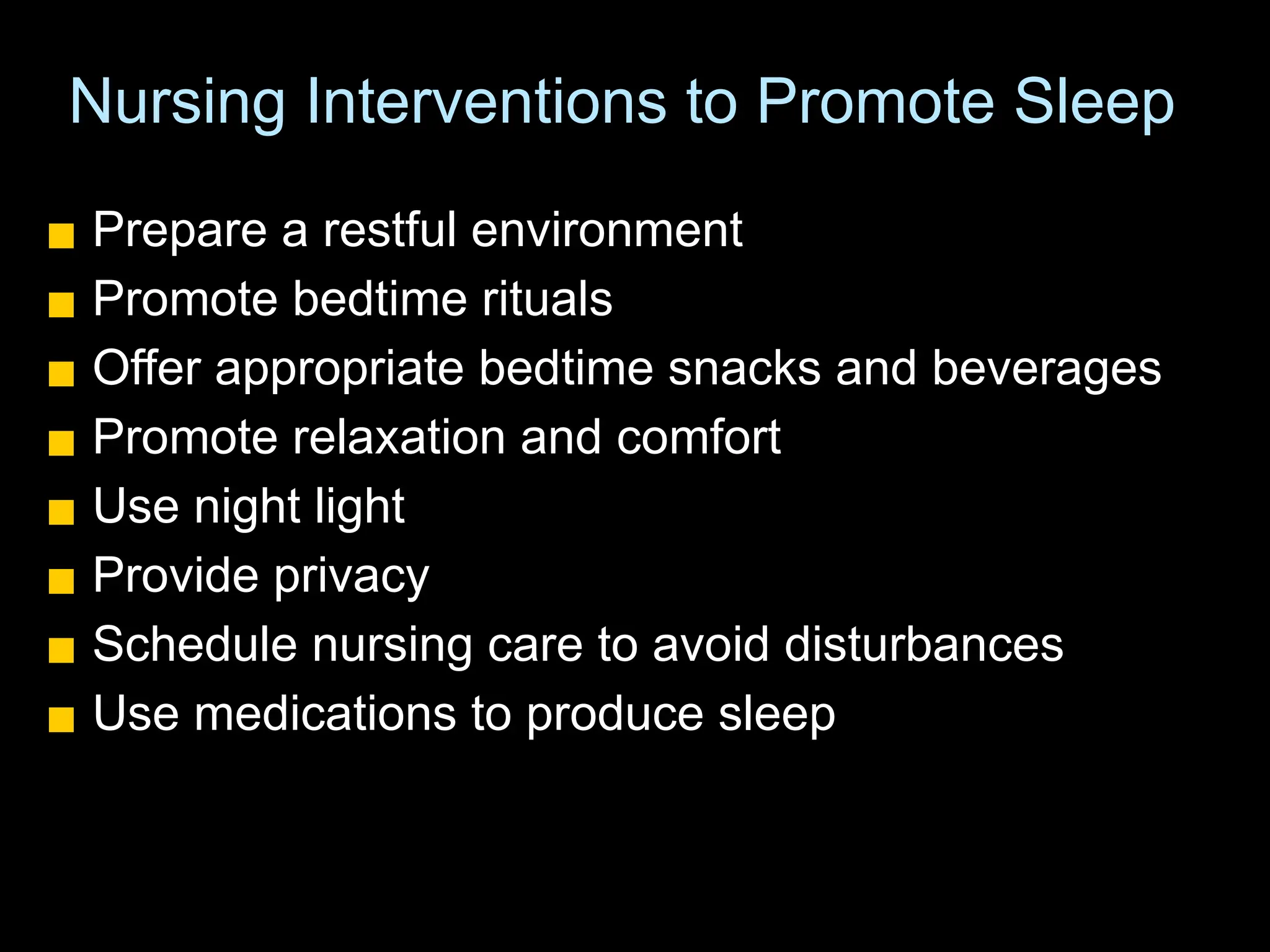 Nursing care for sleep and rest issue.pptx