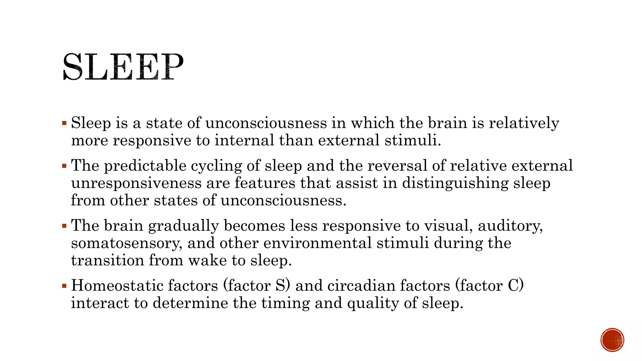 Sleep and sleep disorders | PPT