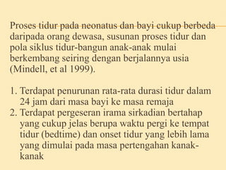 Sleep and sleep disorders in children | PPT