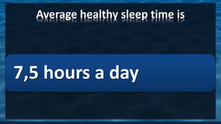 Sleep and wakefulness | PPSX