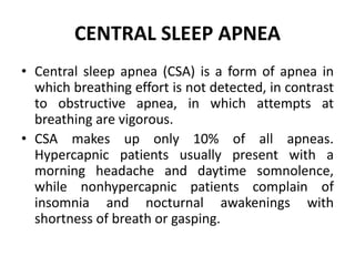 Sleep apnea | PPTX