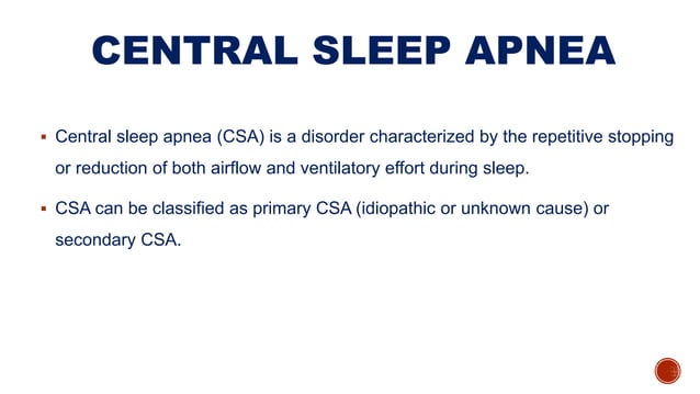 Types of sleep apnea and its management.pptx | Ear, Nose and Throat ...