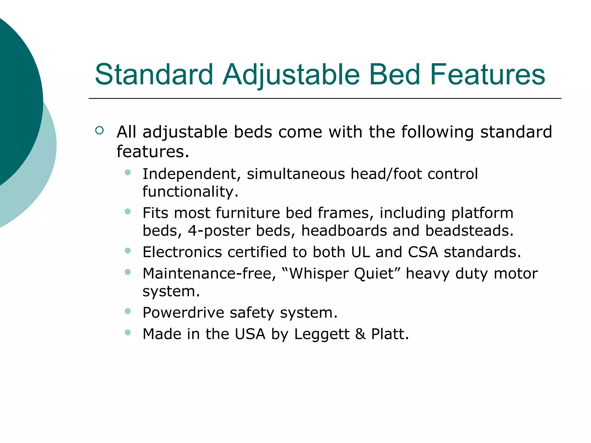 Types of Adjustable Beds | PPT