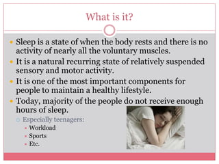 Sleep Deprivation | PPTX | Sleep Disorders | Diseases and Conditions