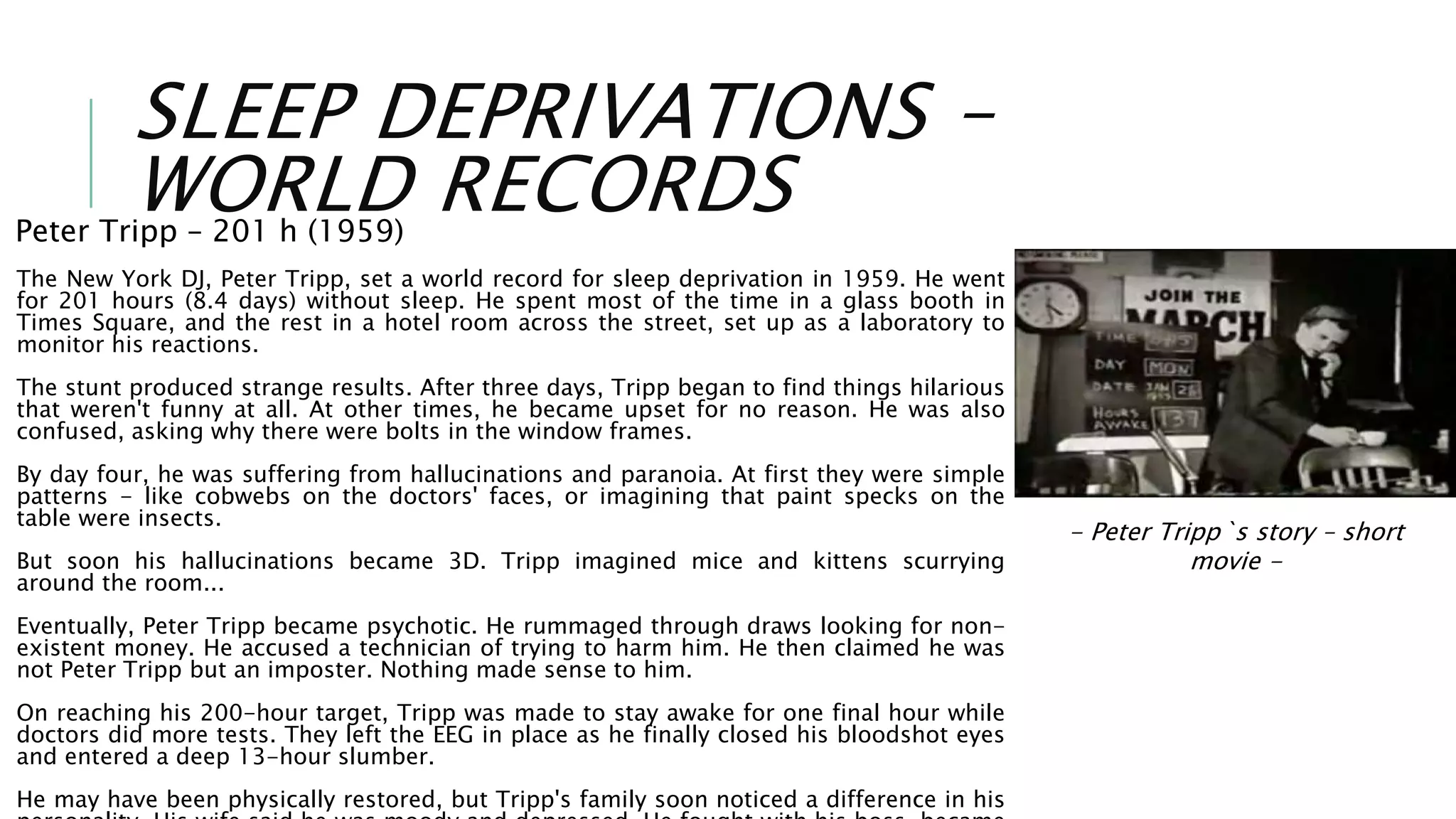 Sleep deprivation effects | PPTX