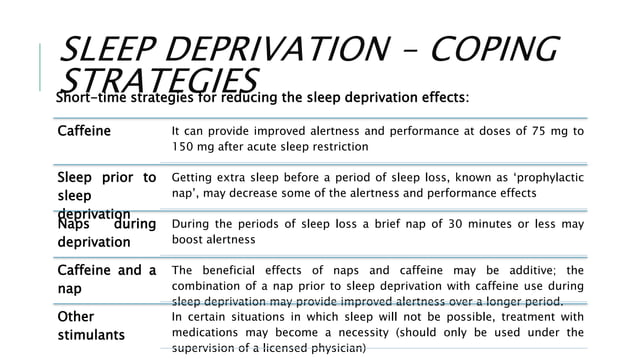 Sleep deprivation effects | PPTX