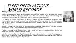 Sleep deprivation effects | PPTX