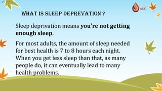 SLEEP DEPRIVATION | PDF