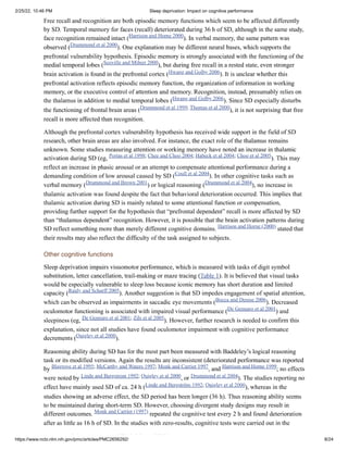 Sleep deprivation impact on cognitive performance | PDF