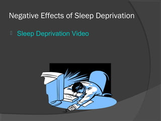 Sleep deprivation powerpoint | PPT