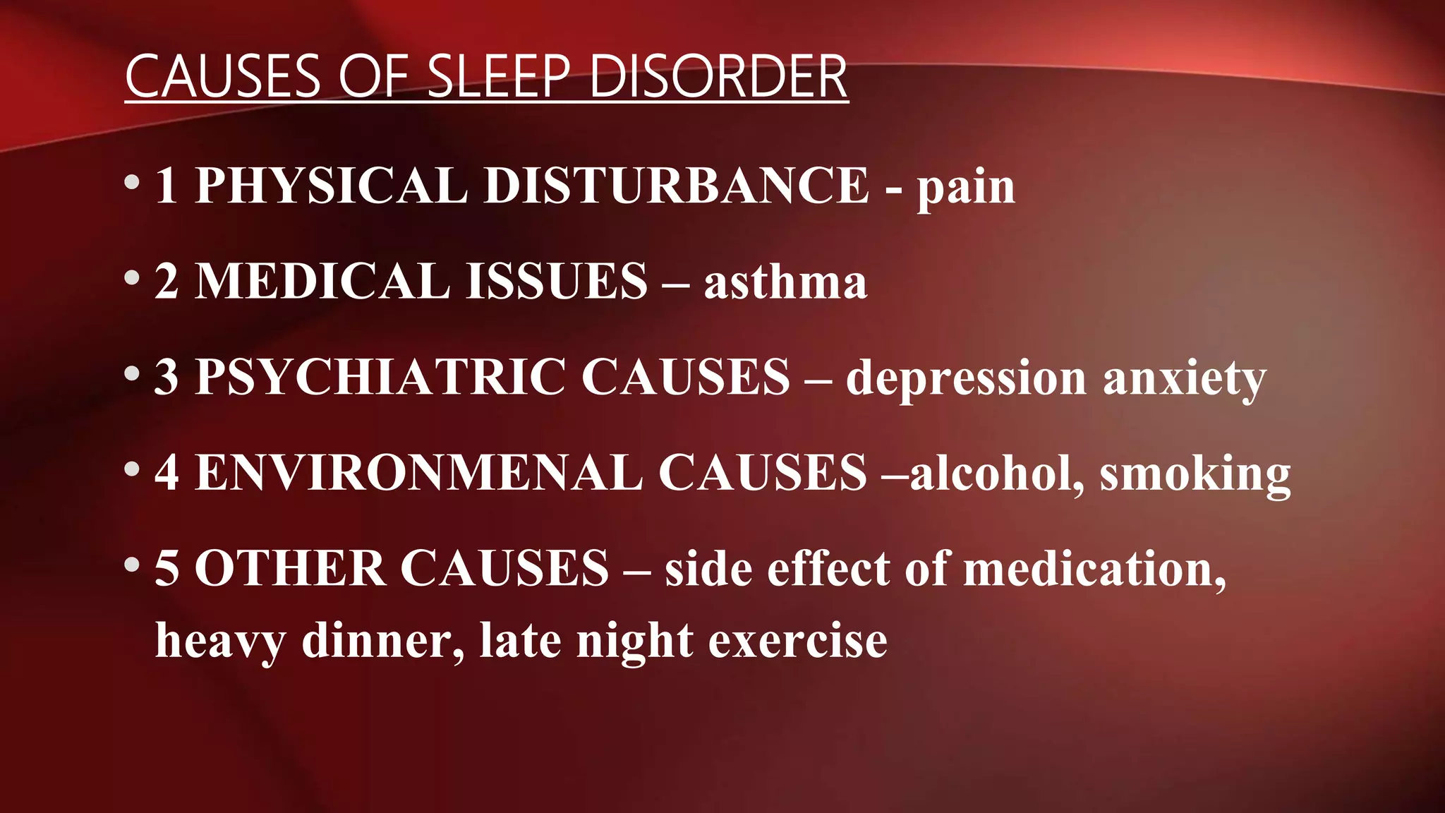Sleep disorder | PPTX