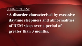 Sleep disorder | PPTX