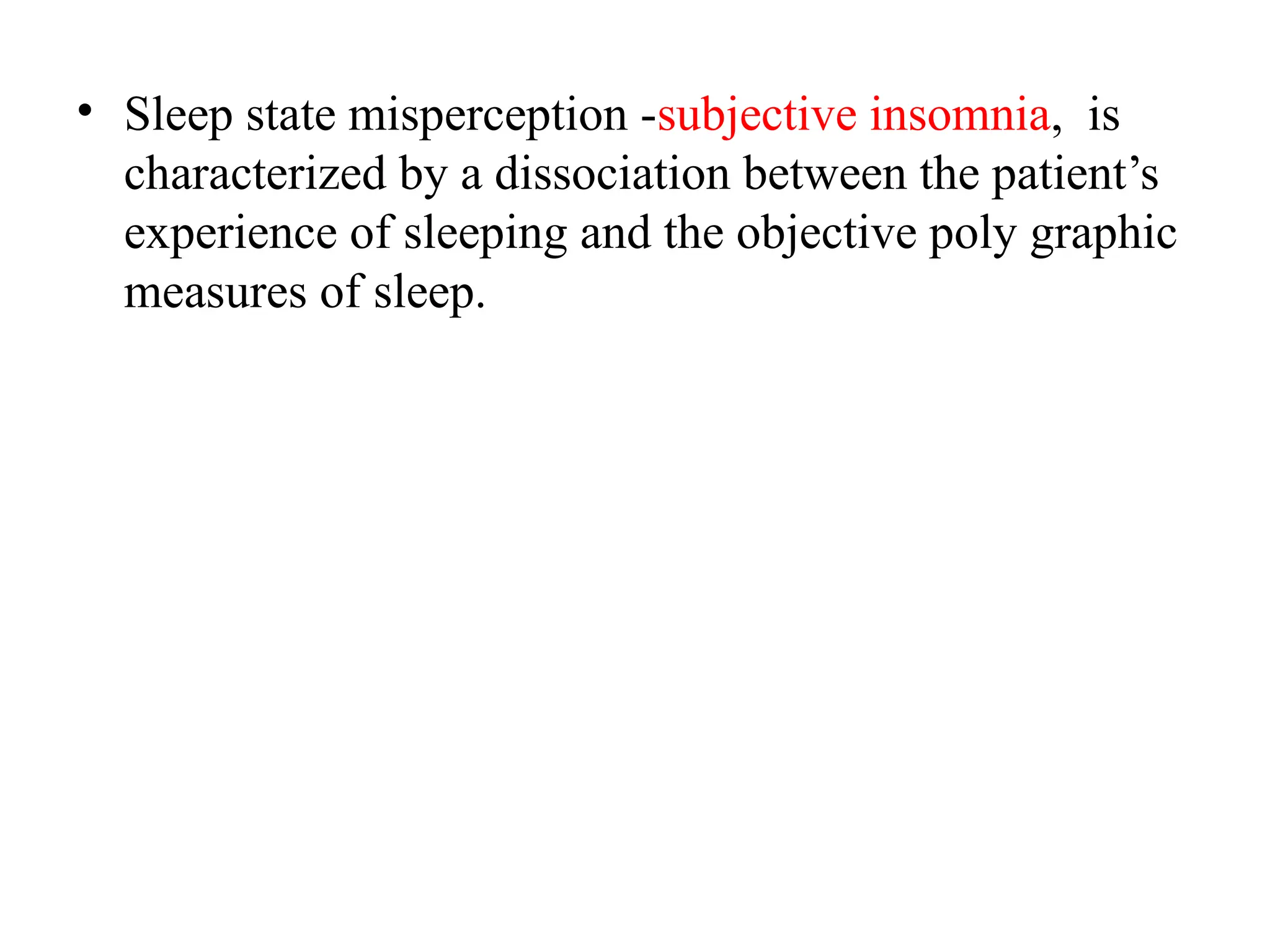 sleep disorder.pptx in mental health nursing | PPTX