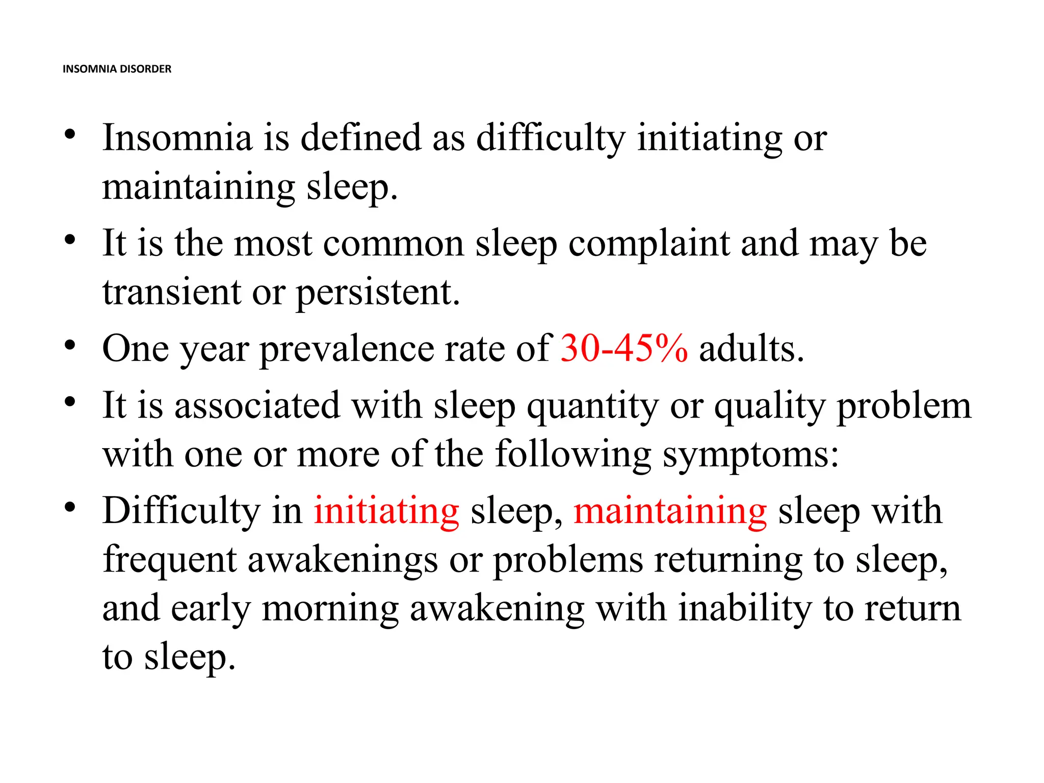 sleep disorder.pptx in mental health nursing | PPTX