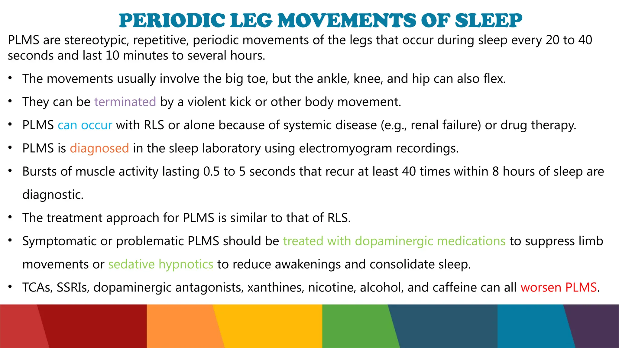 sleep disorder. For pharmacy students important | PPTX