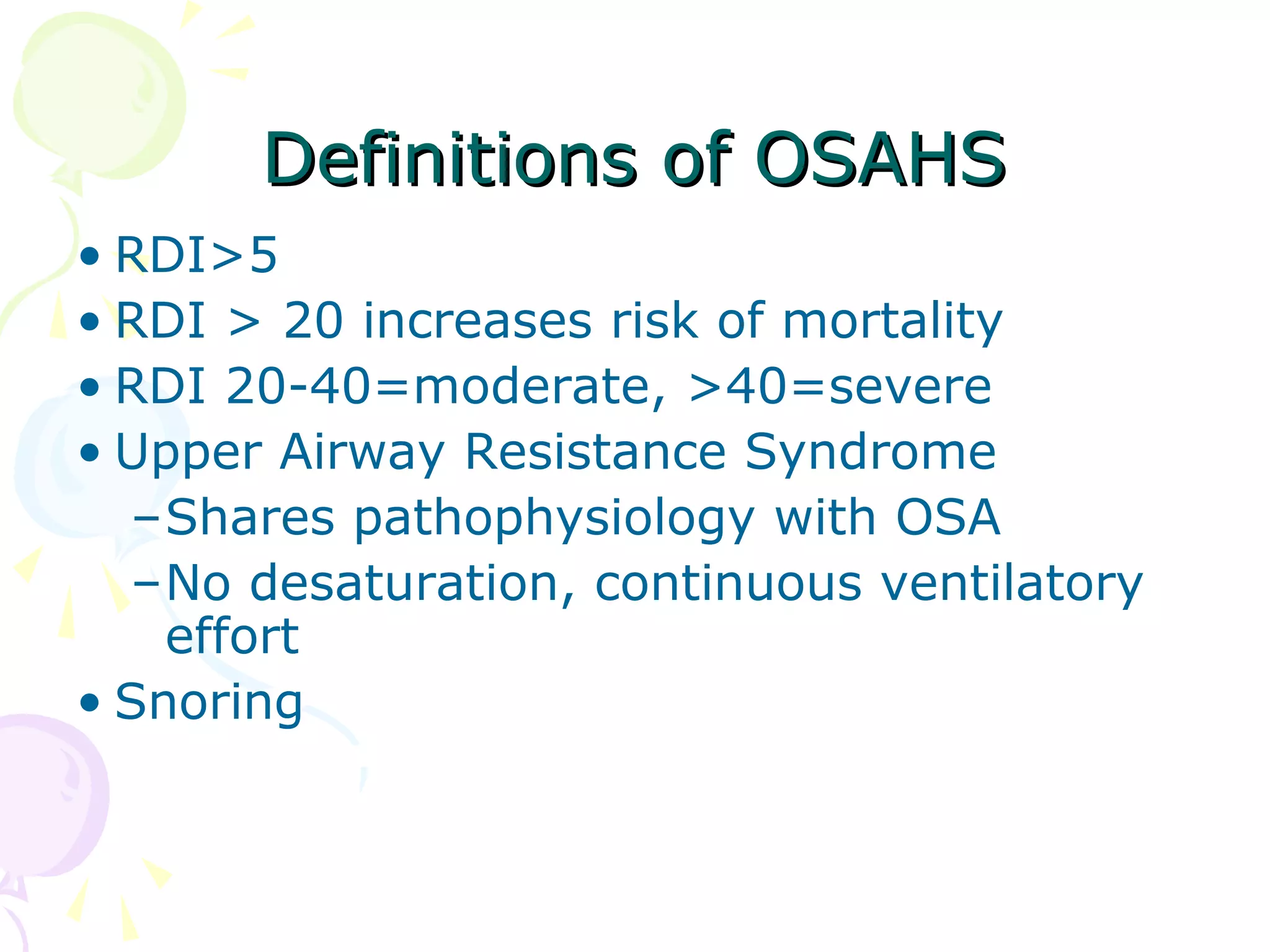 Sleep Disordered Breathing | PPT