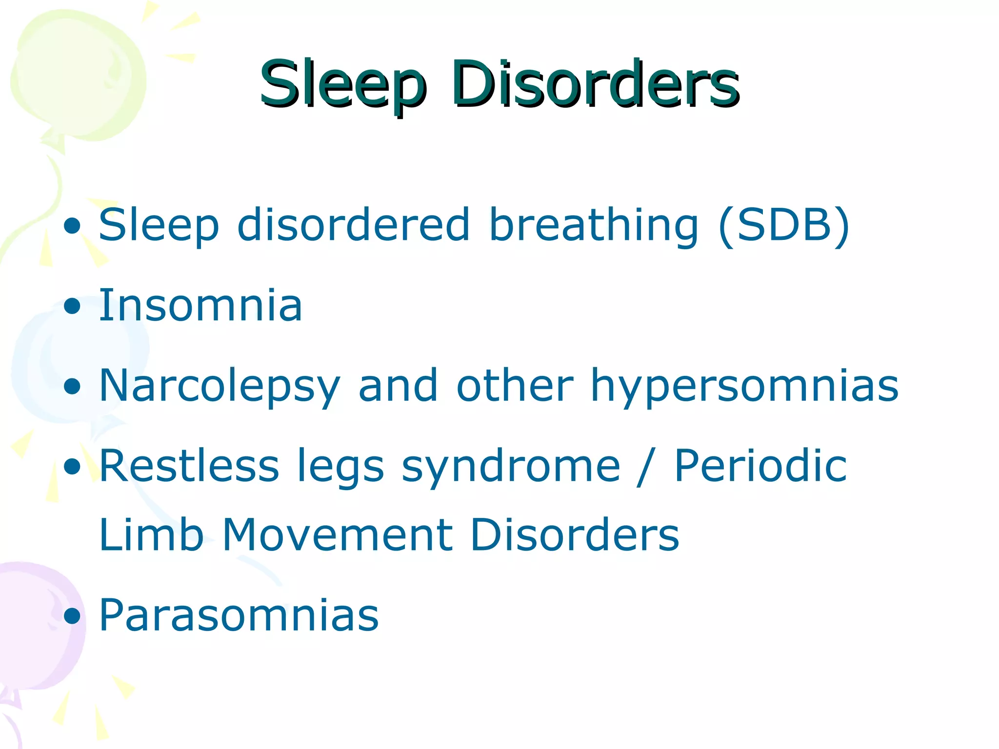Sleep Disordered Breathing | PPT