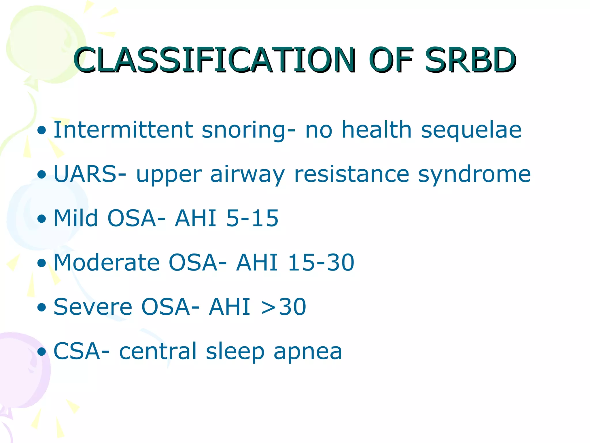 Sleep Disordered Breathing | PPT