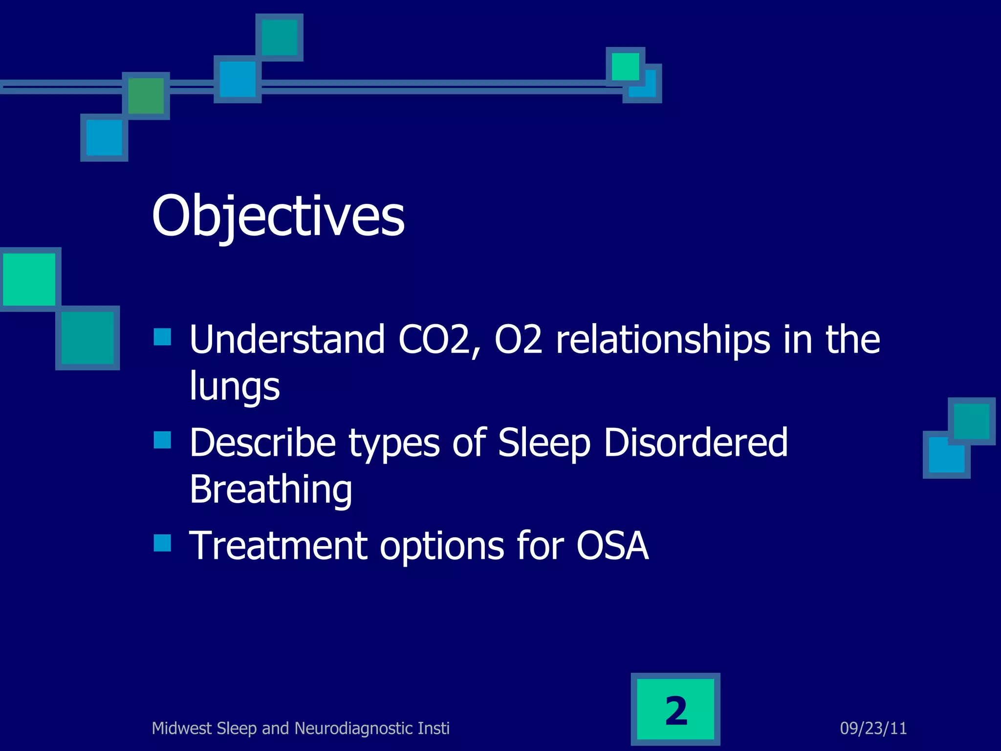 Sleep Disordered Breathing And Sleep Apnea Ppt