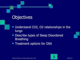 Sleep disordered breathing and sleep apnea | PPT