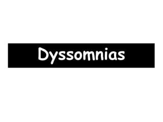 Sleep disorder lecture | PDF