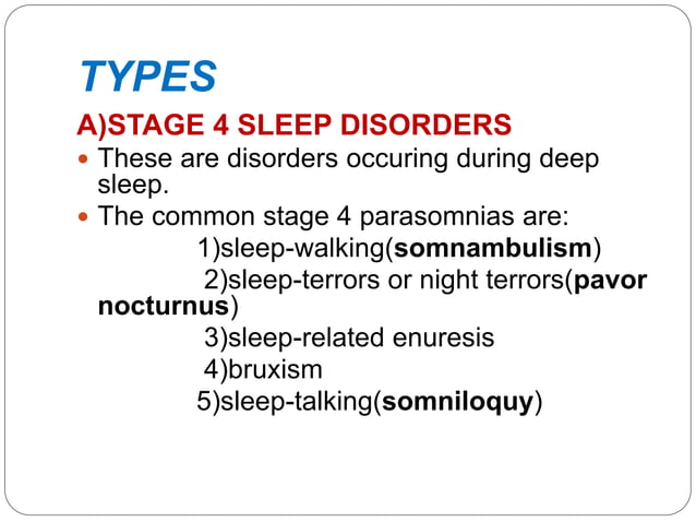 Sleep disorders | PPTX | Sleep Disorders | Diseases and Conditions