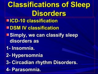 Sleep disorders | PPT