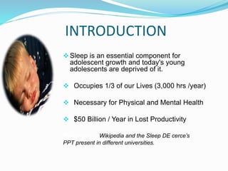 Sleep disorders | PPTX