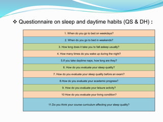 Sleep disorders | PPTX