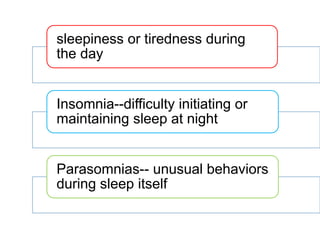 Sleep disorders | PPT