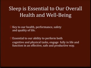 Sleep disorders | PPTX