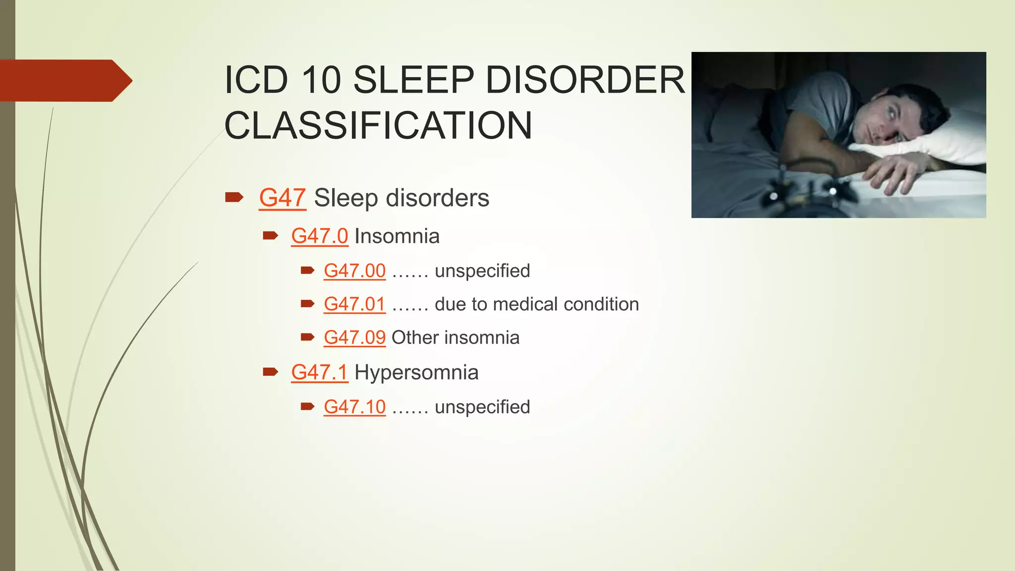 Sleep pattern and its disturbances | PPTX