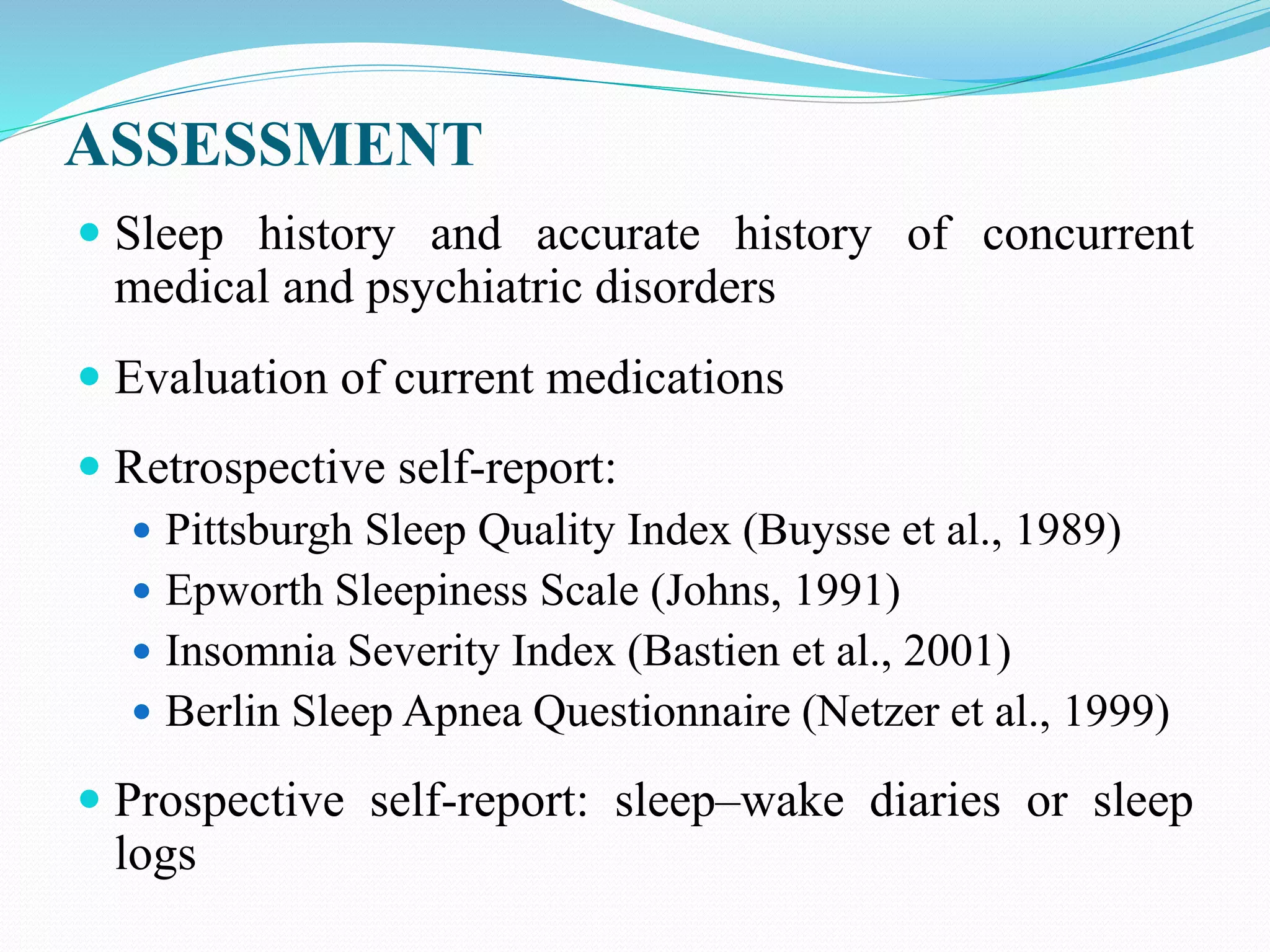 Sleep disorders | PPTX