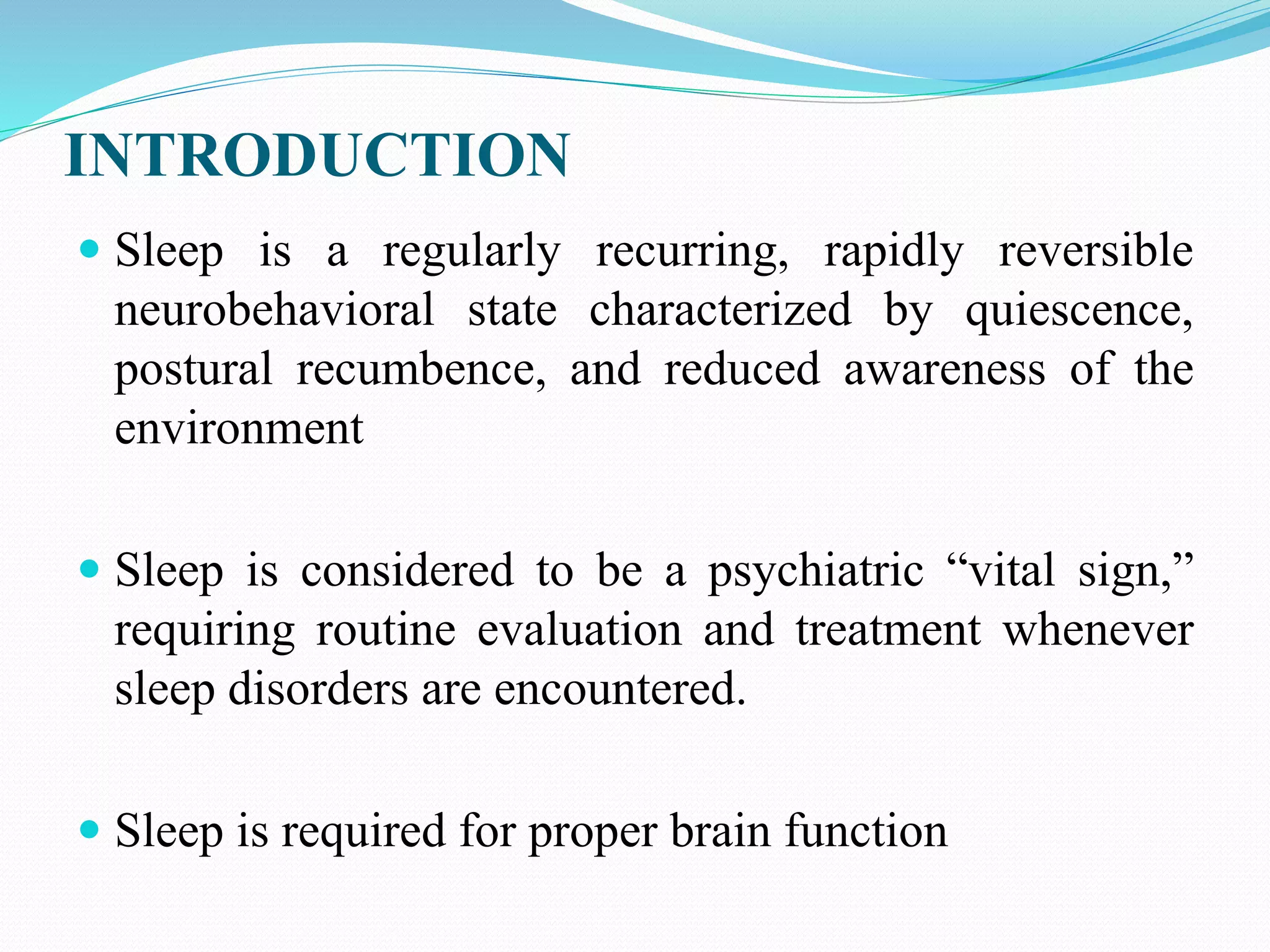 Sleep disorders | PPTX