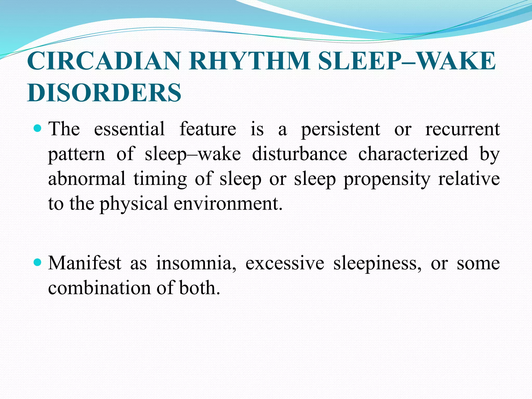 Sleep disorders | PPTX