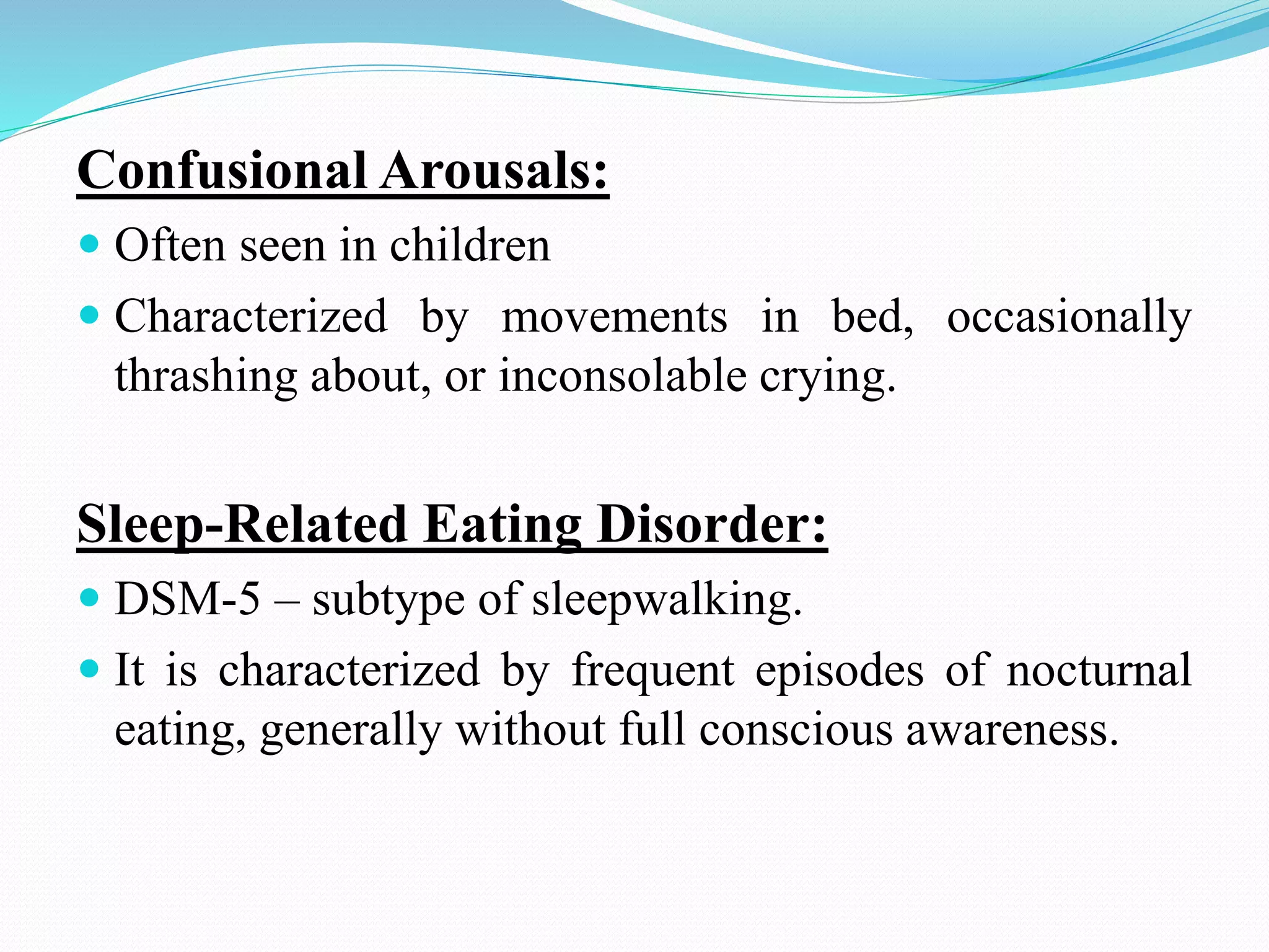 Sleep disorders | PPTX