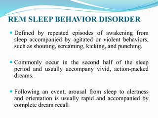 Sleep disorders | PPTX