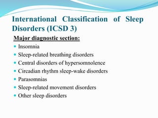 Sleep disorders | PPT